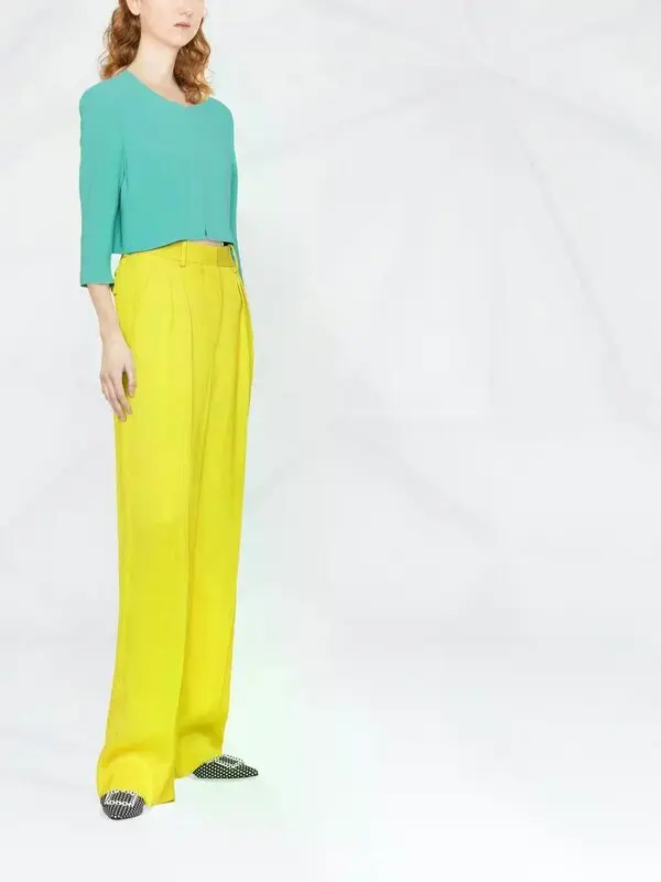 Patrizia Pepe Emerald Cropped Jacket