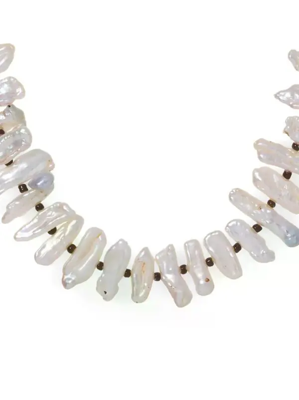 ROXANNE ASSOULIN Pearl Branch Necklace - White