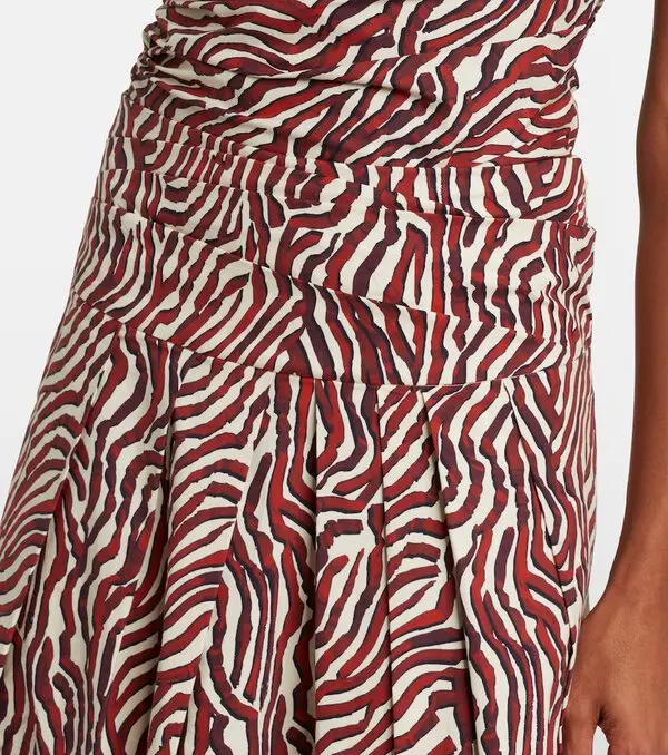 Proenza Schouler Printed Cotton-blend Midi Skirt