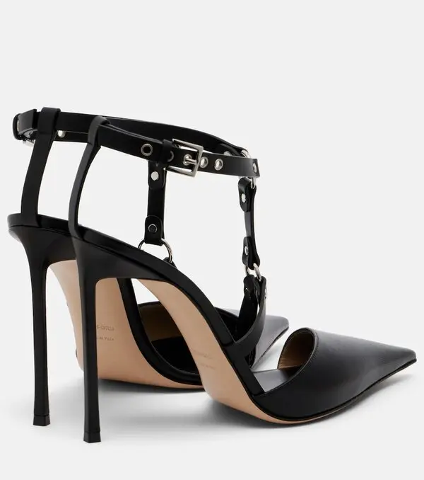 TOM FORD Harness Leather Slingback Pumps