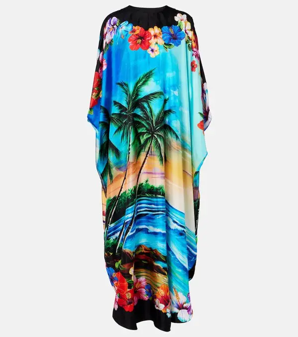 Dolce & Gabbana Printed Silk Kaftan - Multicoloured