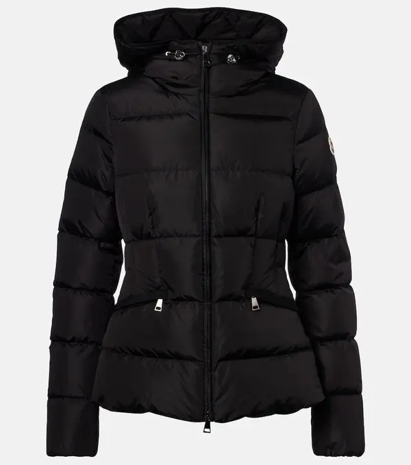 Moncler Quilted Down Jacket With Drawstring Hood