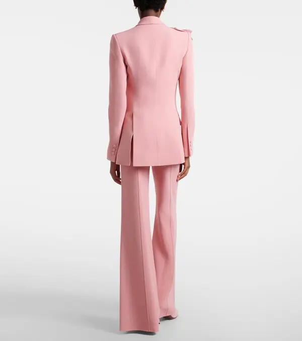 Elie Saab High-rise Cady Wide-leg Trousers