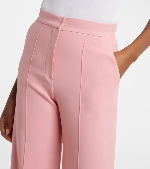 Elie Saab High-rise Cady Wide-leg Trousers