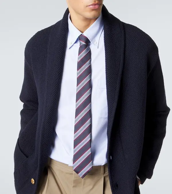Valentino Garavani Virgin Wool Shawl Collar Cardigan