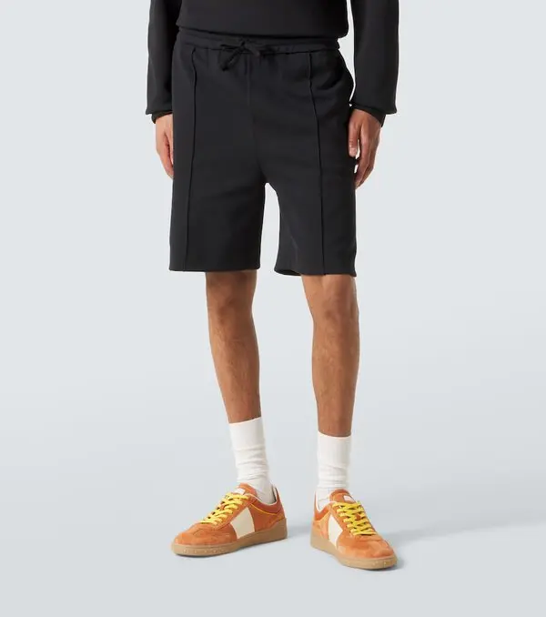 Valentino Garavani Cotton-blend Jersey Shorts