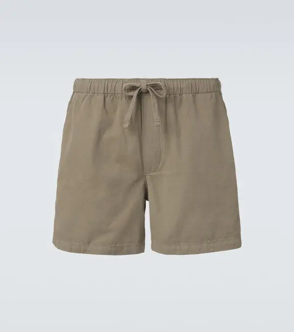 FRAME Canvas Shorts Military Khaki - Green
