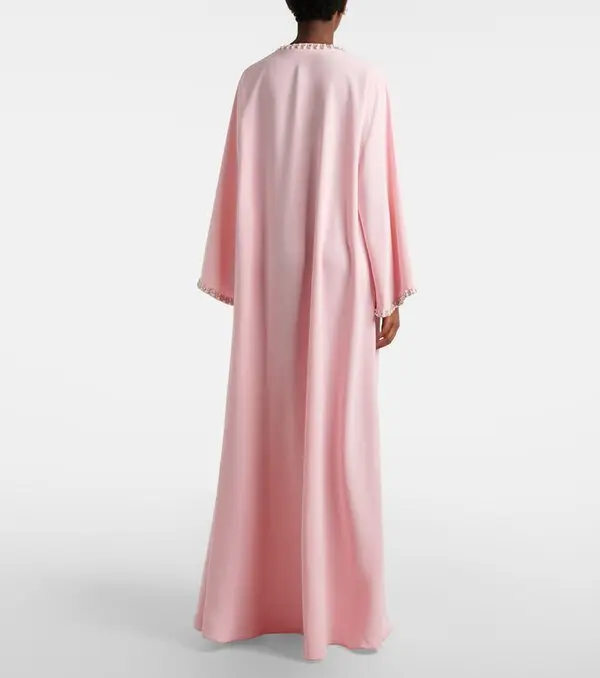 Carolina Herrera Embroidered Floral Kaftan