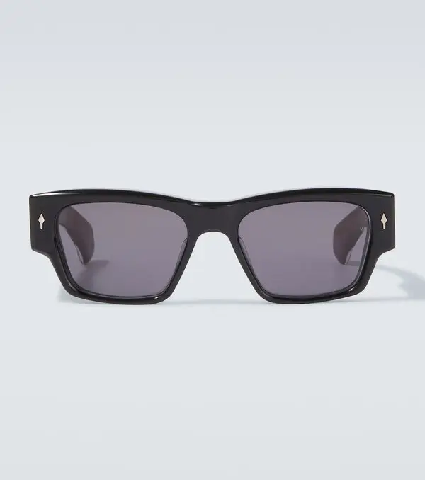 JACQUES MARIE MAGE Zimmerman Rectangular Sunglasses - Black