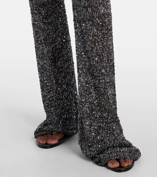 Missoni Sequined Lame Flared Pants