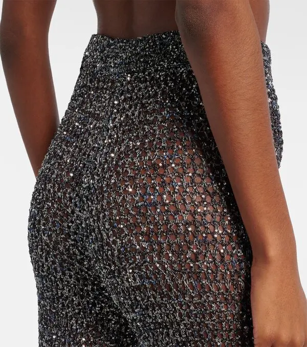 Missoni Sequined Lame Flared Pants