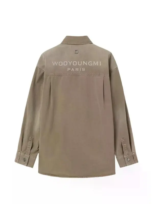 WOOYOUNGMI Logo-print Patch-pocket Shirt