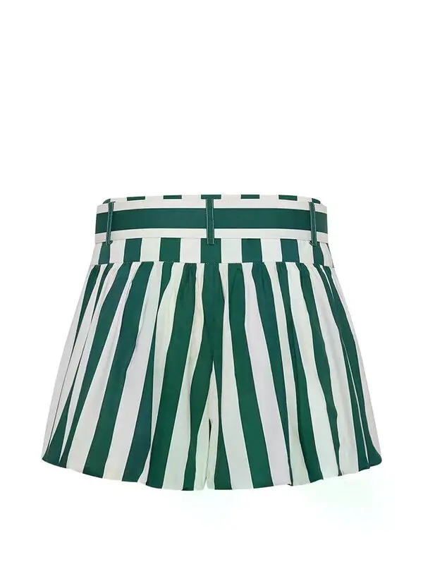 Cara Cara Ray Striped Belted Shorts