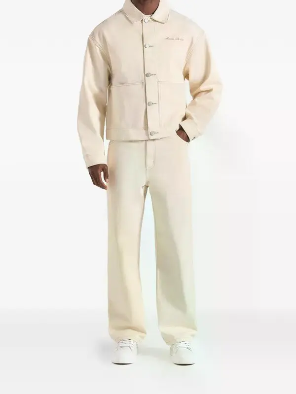 Manière De Voir Cream Relaxed Fit Jeans