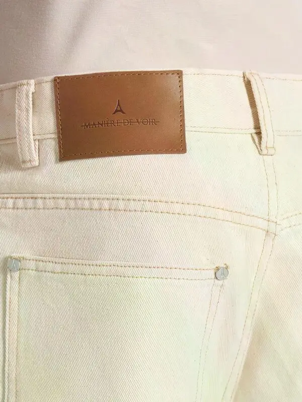 Manière De Voir Cream Relaxed Fit Jeans