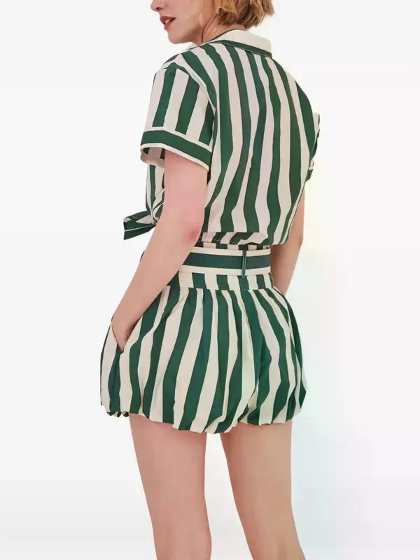 Cara Cara Asbury Striped Cropped Shirt