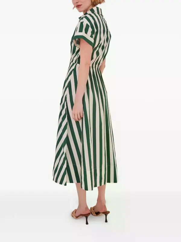 Cara Cara Asbury Striped Shirt Midi Dress
