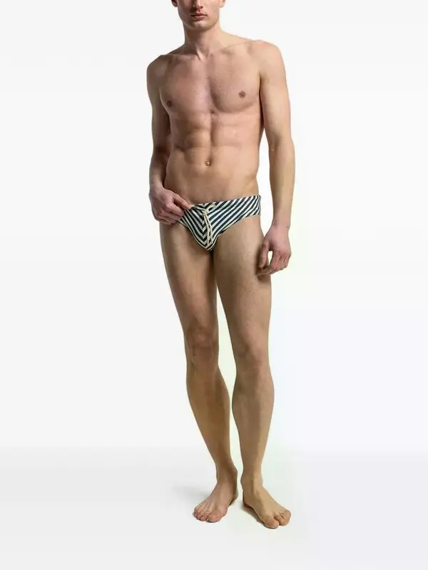 MOSSO SUN WEAR Striped Swim Briefs