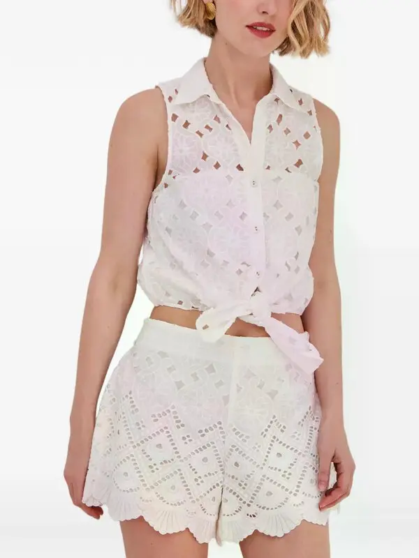 Cara Cara Highland Eyelet Embroidered Shirt