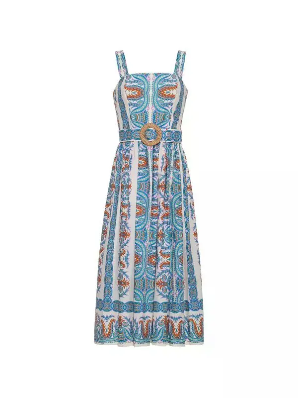 Cara Cara Julie Paisley-print Midi Dress