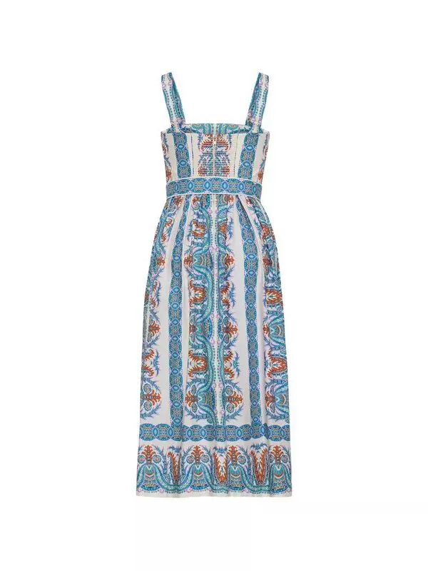 Cara Cara Julie Paisley-print Midi Dress