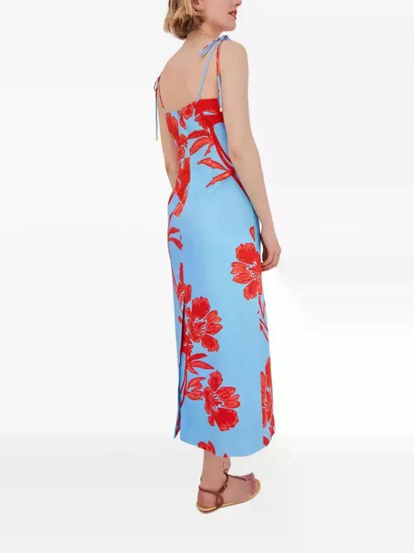 Cara Cara Chelsea Floral Print Midi Dress