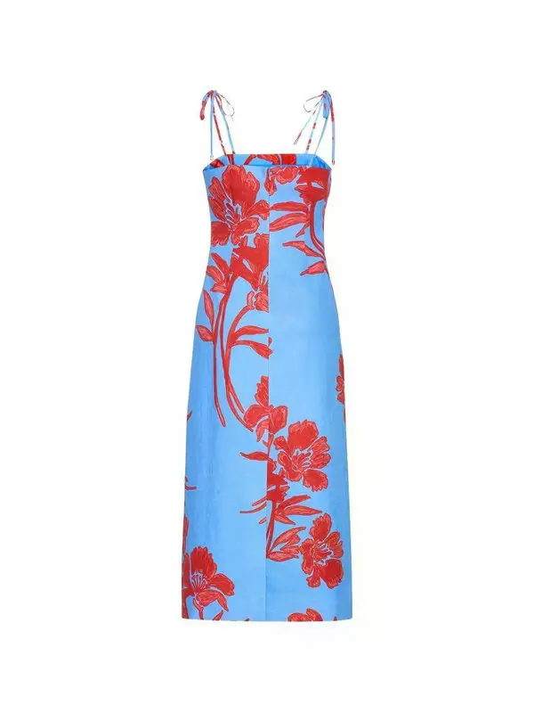 Cara Cara Chelsea Floral Print Midi Dress