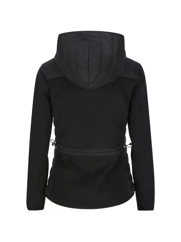Moncler Quilted Hybrid Hoodie - Black