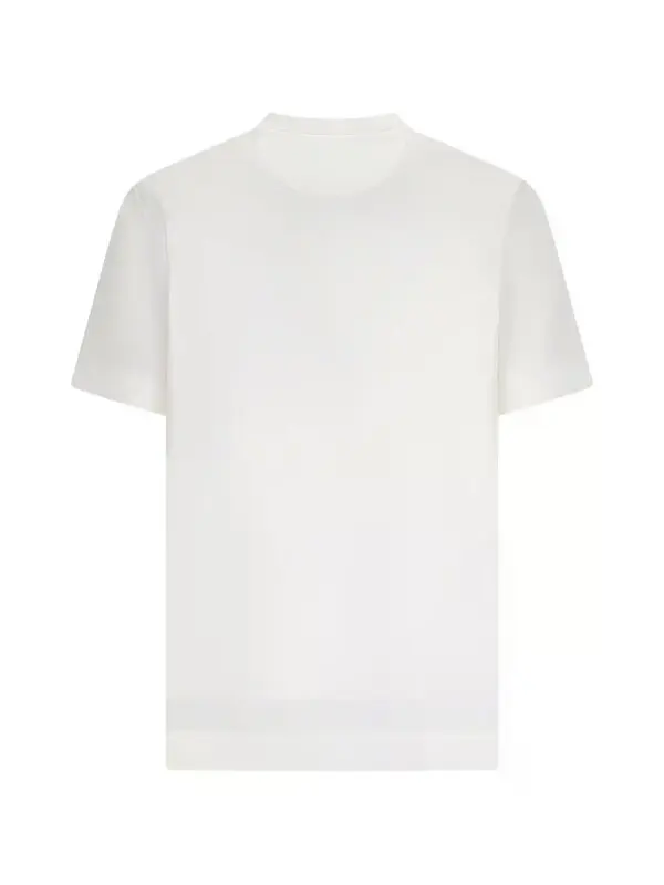 Fendi Ice Cream-embroidered T-shirt - White
