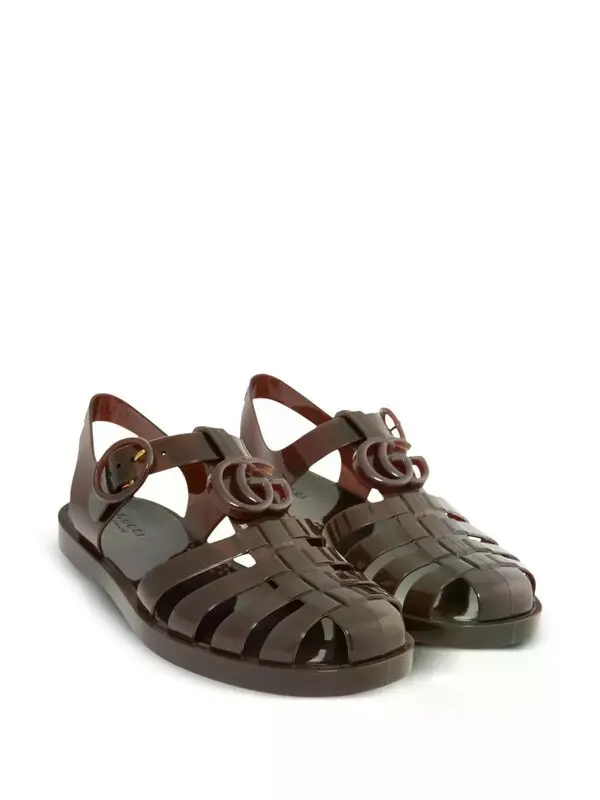 Gucci Double G Rubber Sandals