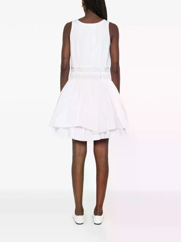Loewe X Paula's Ibiza Tiered Drawstring Mini Dress
