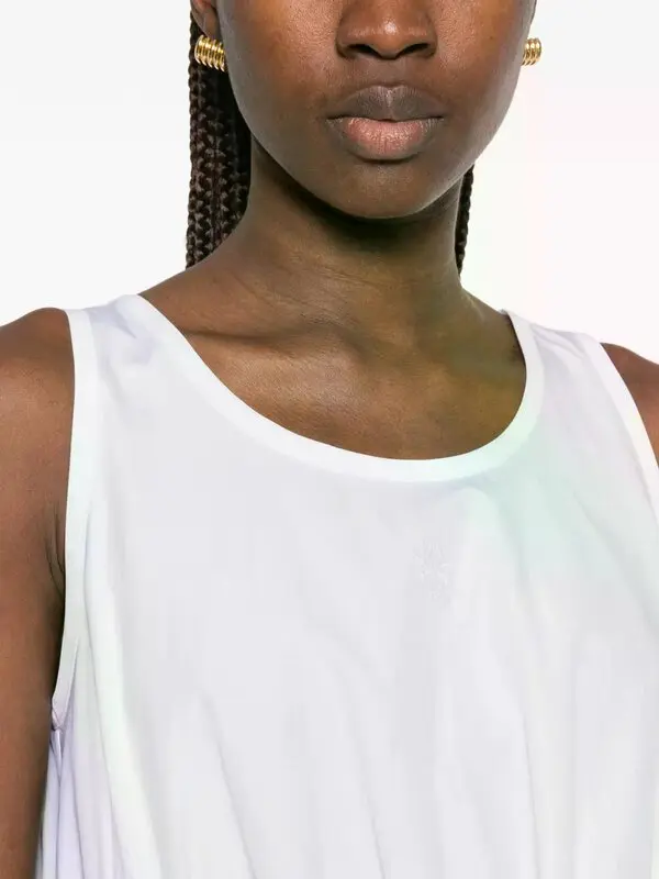 Loewe X Paula's Ibiza Tiered Drawstring Mini Dress