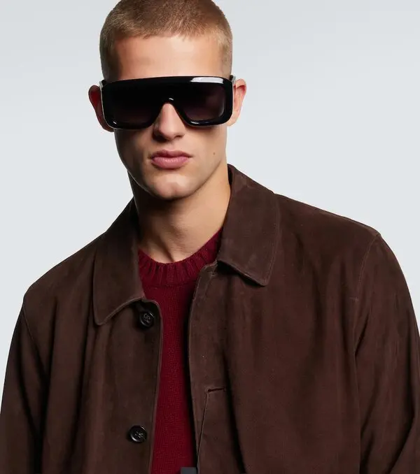 JACQUES MARIE MAGE Zimmerman Rectangular Sunglasses
