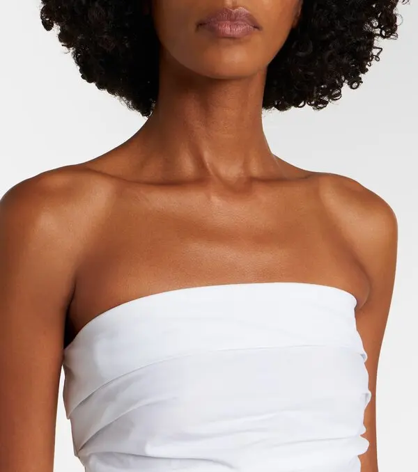 Proenza Schouler Maisy Cotton-blend Tube Top - White