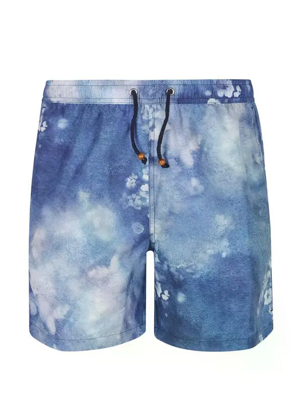 ESCAPISTA Floral Print Swim Shorts