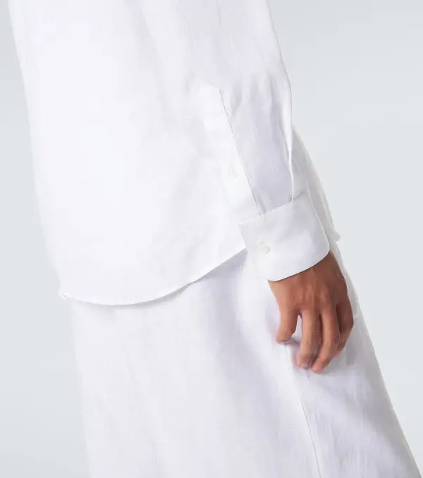 Dolce & Gabbana Embroidered Linen Shirt