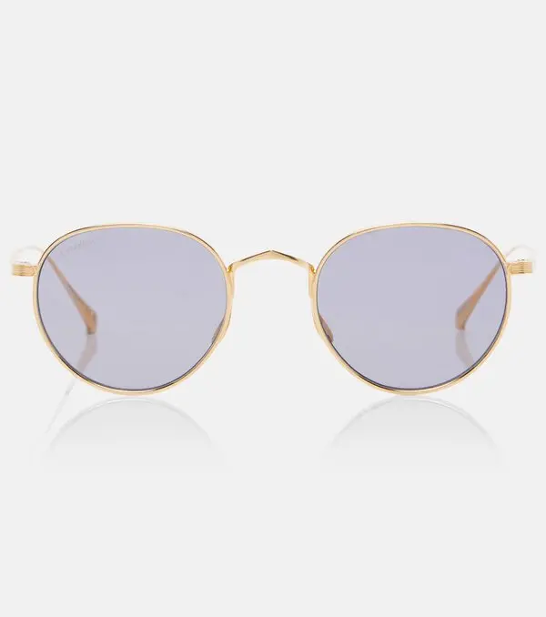 CARTIER Signature C Round Frame Sunglasses - Gold