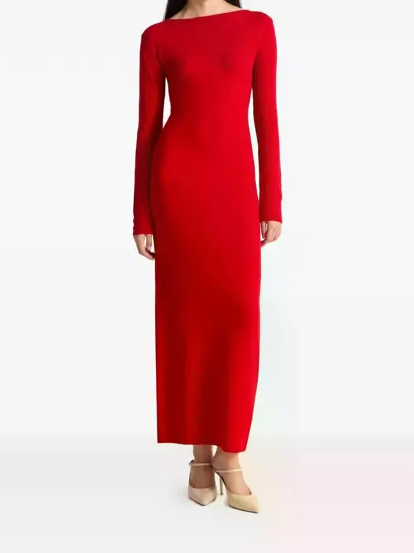 Marella Cut-out Long-sleeve Dress