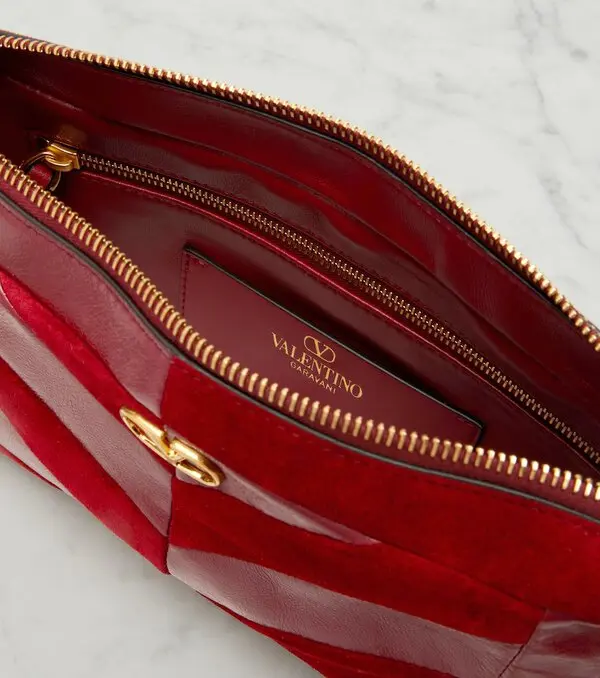 Valentino Garavani Panthea Small Leather Crossbody Bag