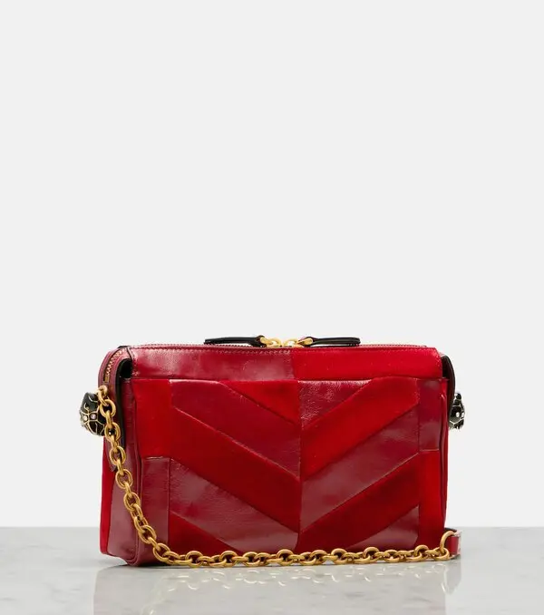 Valentino Garavani Panthea Small Leather Crossbody Bag
