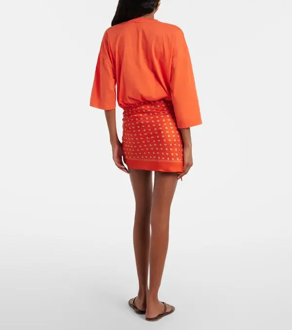 Christopher Esber Bandana Cotton Beach Cover-up