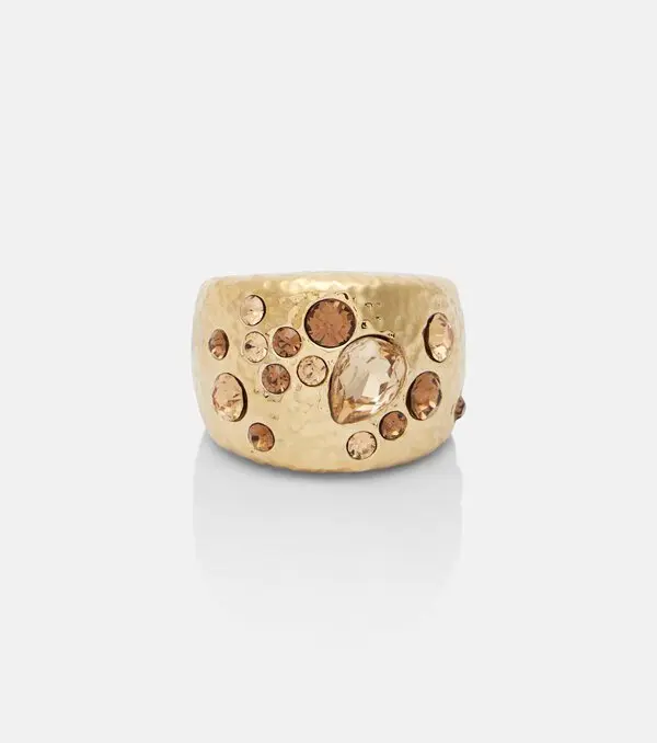 Oscar De La Renta Embellished -plated Ring - Gold