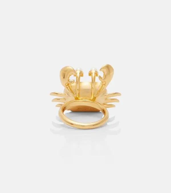Oscar De La Renta Crab Embellished Ring