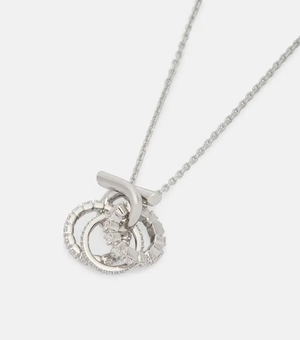 FERRAGAMO Gancini Crystal-embellished Necklace