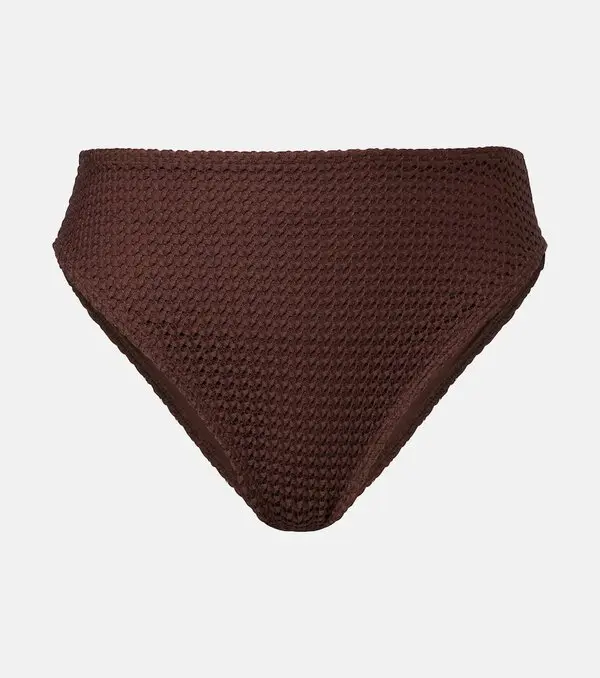 MONTCE Paula Crochet Bikini Bottoms - Brown
