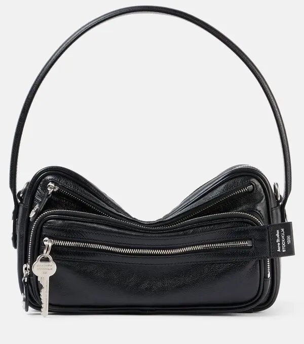 Acne Studios Leather Shoulder Bag - Black