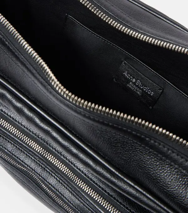 Acne Studios Leather Shoulder Bag - Black