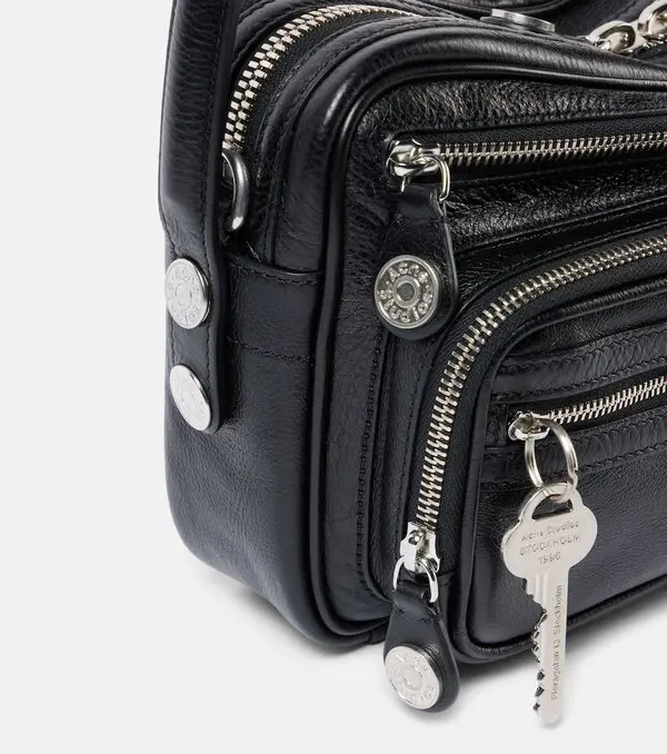 Acne Studios Leather Shoulder Bag - Black