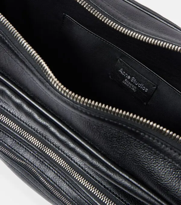 Acne Studios Leather Shoulder Bag - Black