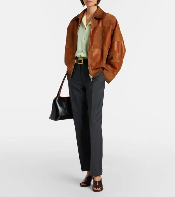 Versace Giulietta Leather Mules - Brown